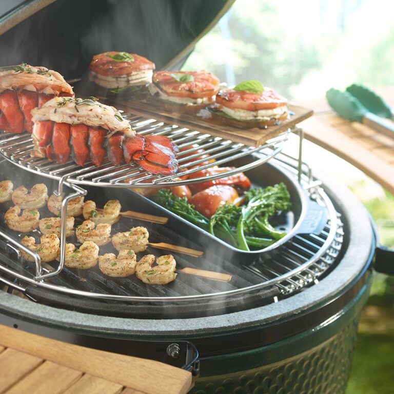 Big Green Egg Half Moon Perforated Cooking Grid - Bassemiers